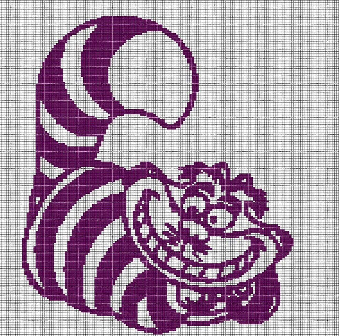 Alice's Cat Crochet Afghan Pattern Graph - Etsy