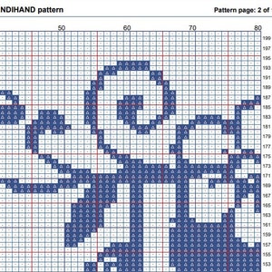 Monogram J Flower Crochet Afghan Pattern Graph - Etsy