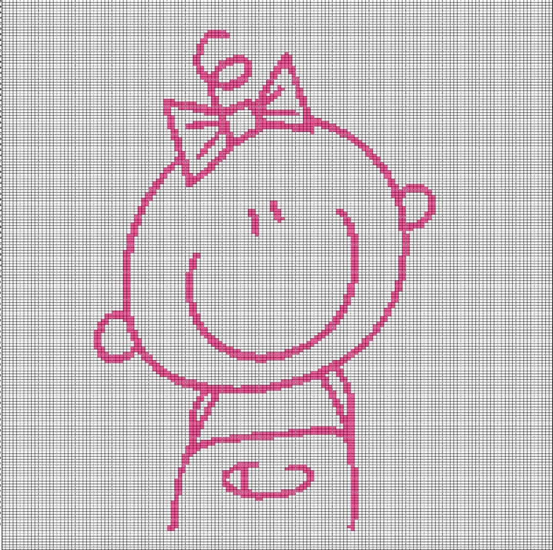 Baby Girl Crochet Afghan Pattern Graph - Etsy