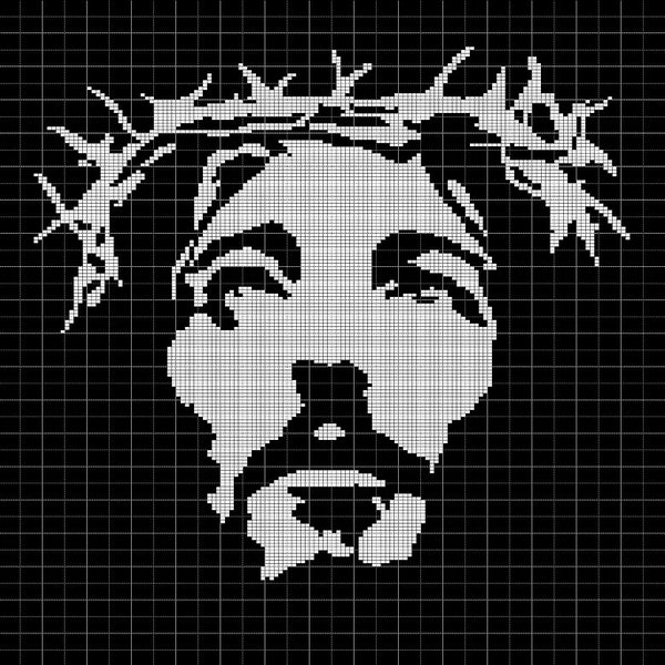 Jesus Graph Pattern - Etsy