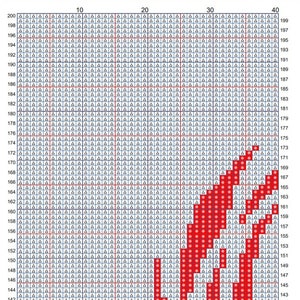 Phoenix 2 Crochet Afghan Pattern Graph - Etsy