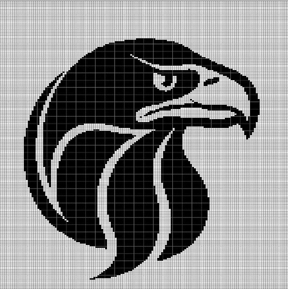 Eagle Head 6 Crochet Afghan Pattern Graph | Etsy