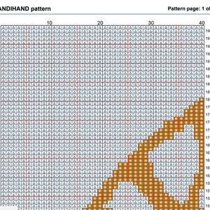 Golden Tree Crochet Afghan Pattern Graph - Etsy