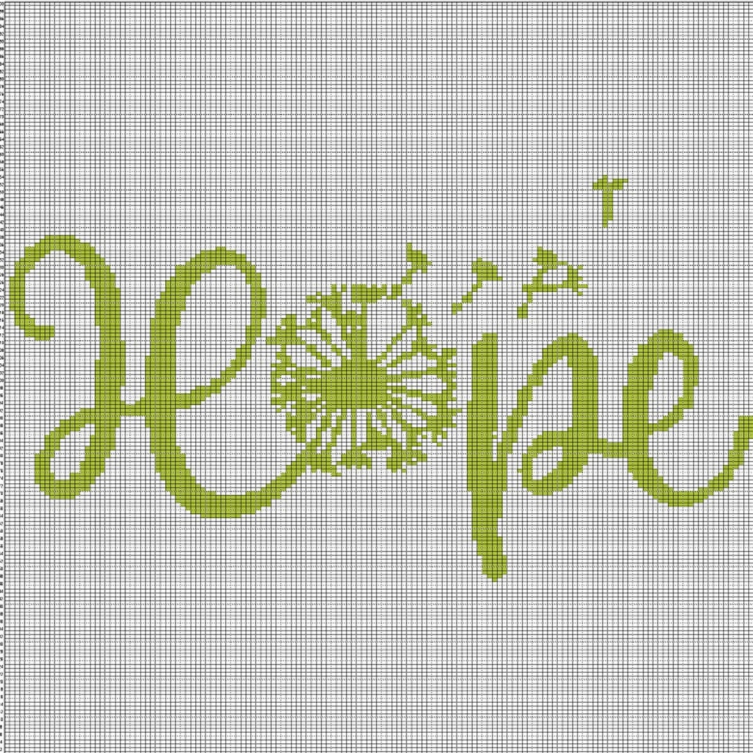 Hope 3 Crochet Afghan Pattern Graph - Etsy
