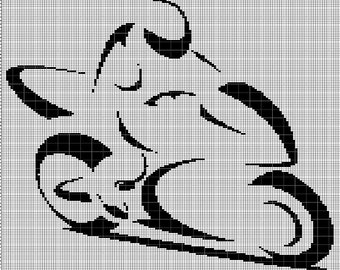 Motor 3 Crochet Afghan Pattern Graph | Etsy