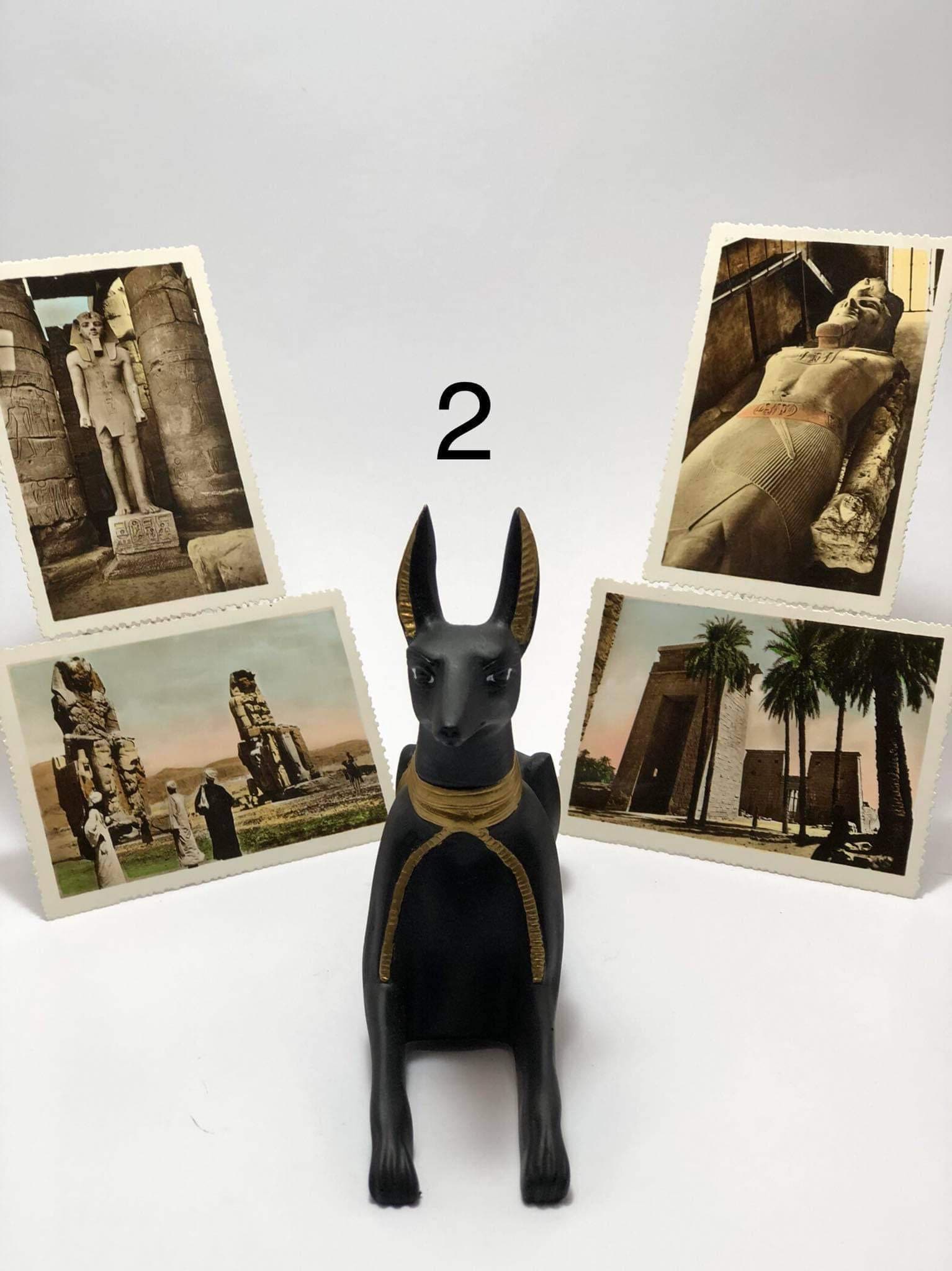 Egyptian Anubis. Dog Egyptian Statue Black & Gold. Hand Made - Etsy