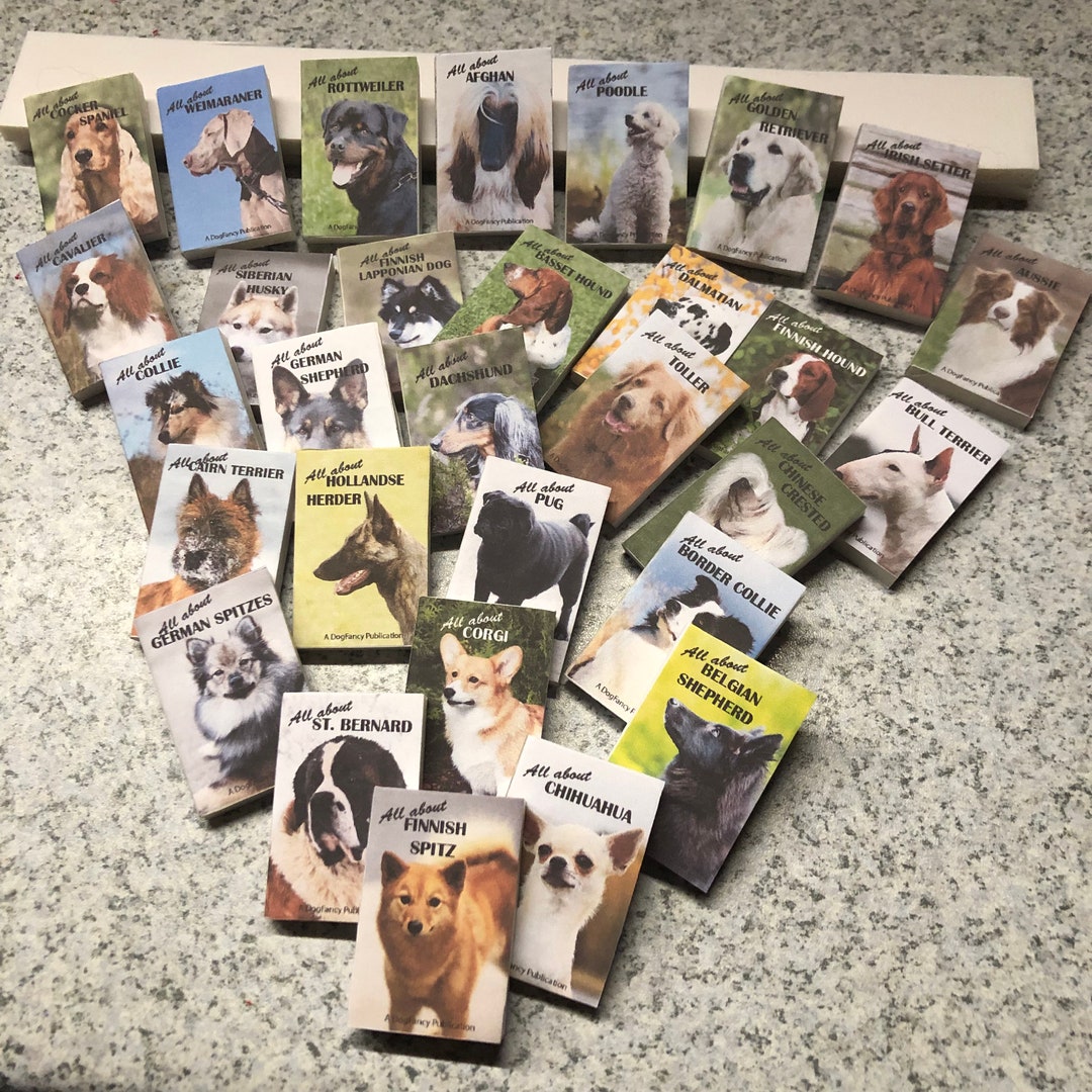 DIY Dog Breed Books #1 - A Digital Sheet for Printing Miniature Books ...