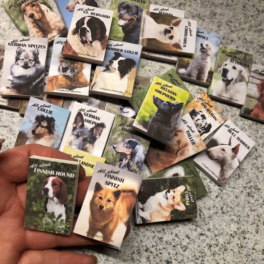 DIY Dog Breed Books #2 - A Digital Sheet for Printing Miniature Books ...