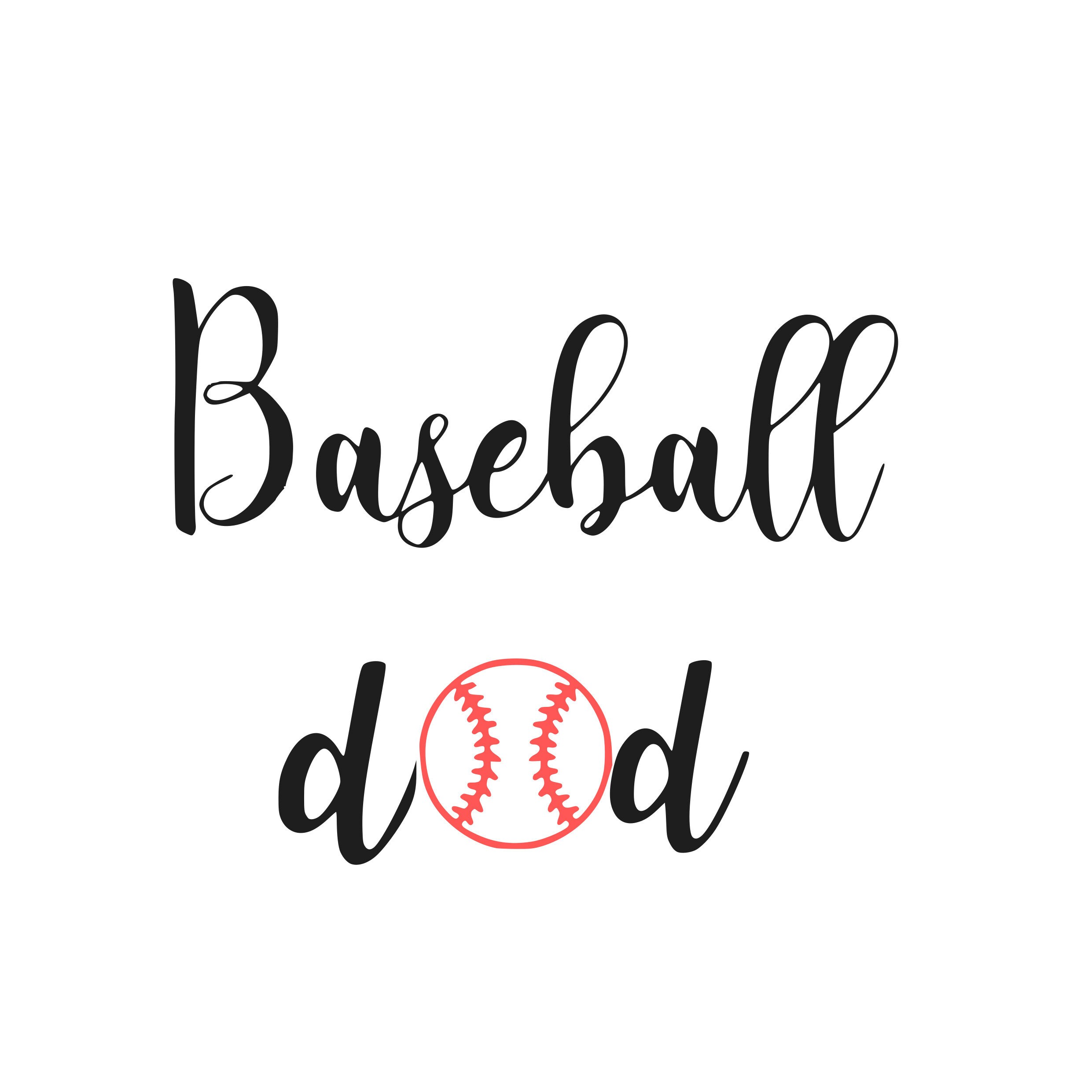 Baseball Mom & Dad SVG Bundle Cut Files - Etsy