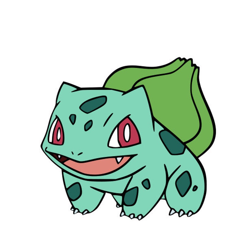 Pokemon Bulbasaur Ivysaur Svg Layered Bundle - Etsy