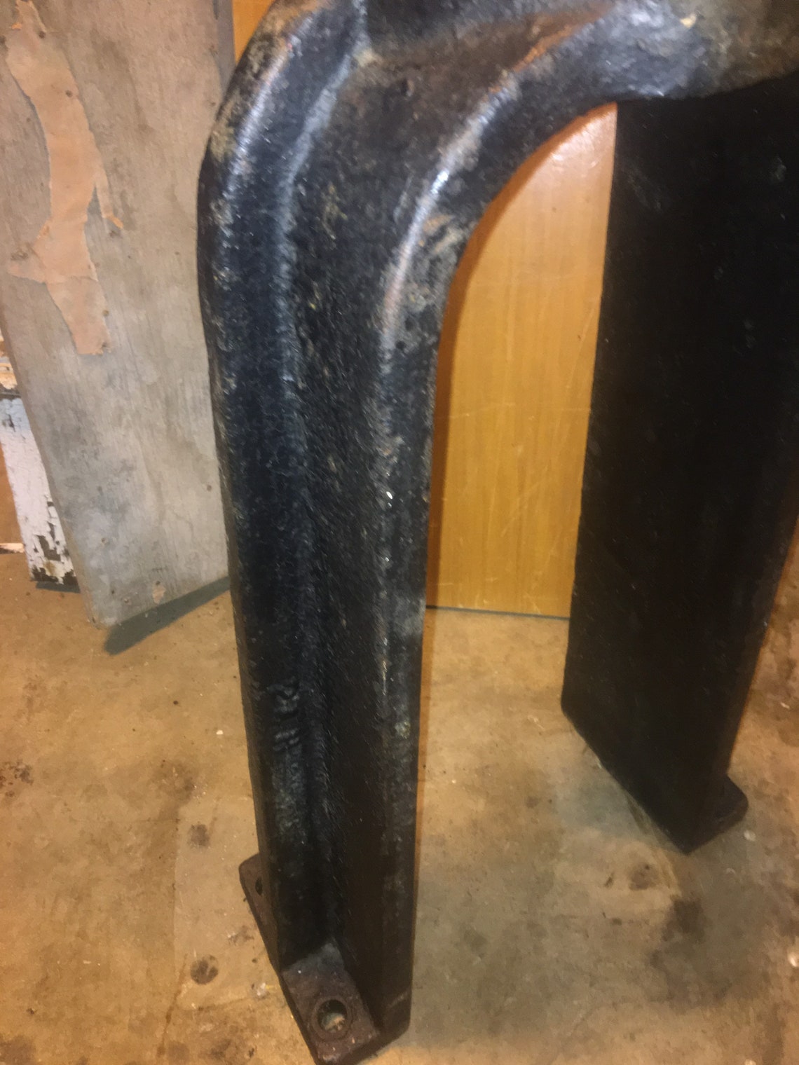 Antique Cast Iron Industrial Valve Yolk Great for Table Base or Island ...