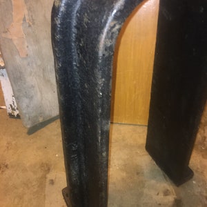 Antique Cast Iron Industrial Valve Yolk Great for Table Base or Island ...
