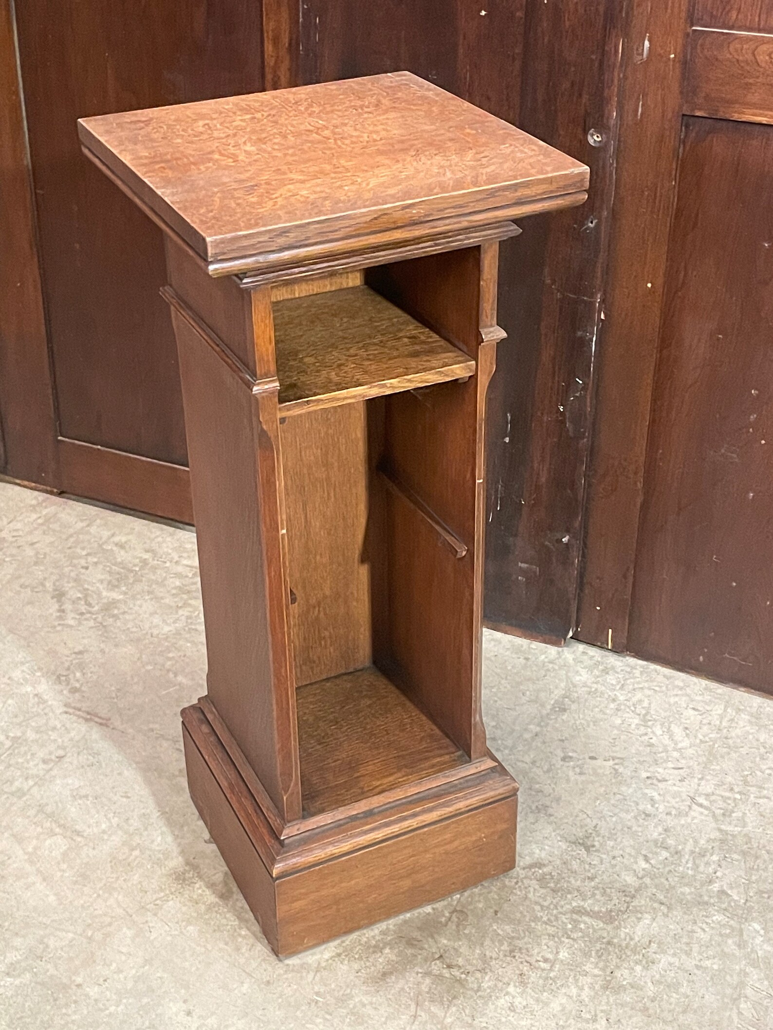 Antique Solid Quartersawn Oak Gavel Pedestal Early 1900s Lodge Meeting ...