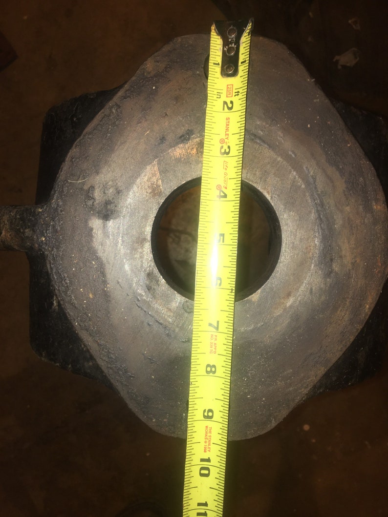 Antique Cast Iron Industrial Valve Yolk Great for Table Base or Island ...