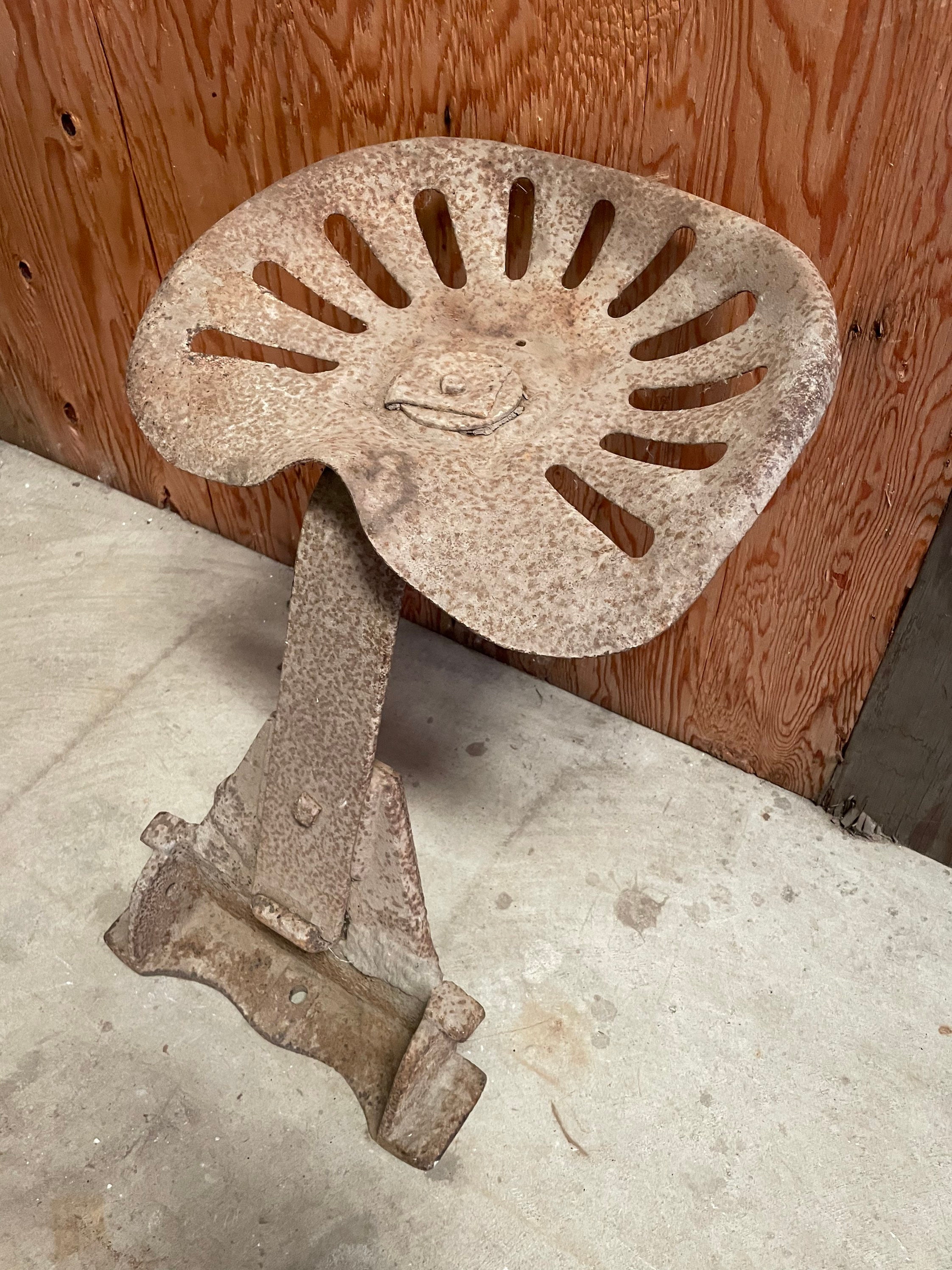 Tractor Seat Stool Vintage Style Metal Adjustable Tractor Seat Bar ...