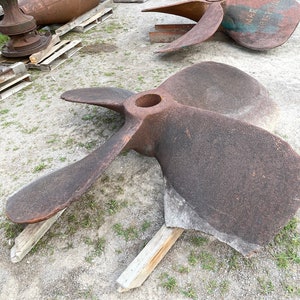 Just In! Rare 8 Pc. Lot of Heavy Marine Iron Salvage Old Nautical Props ...