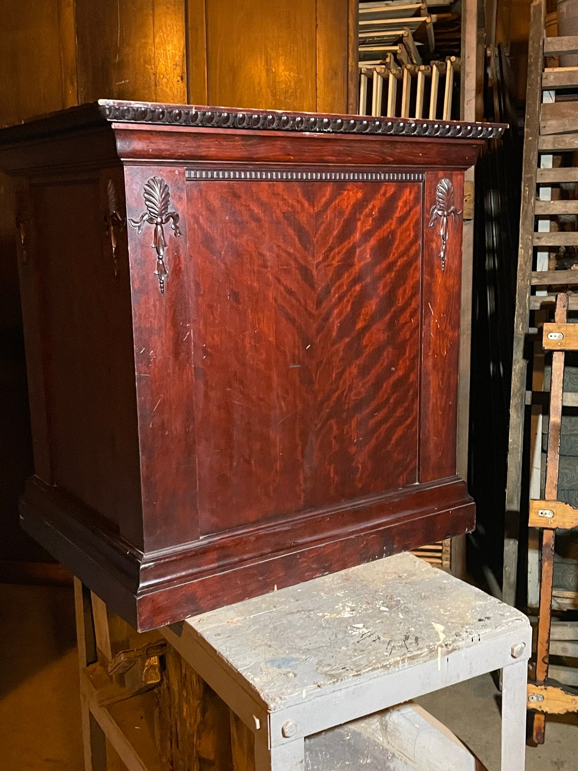 Antique Mahogany Masonic Altar 34 Tall X 30 Wide X 24 Deep With Storage ...