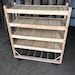 Genuine Antique Wooden Shoe Factory Rack on Original Casters 36W X 16D ...