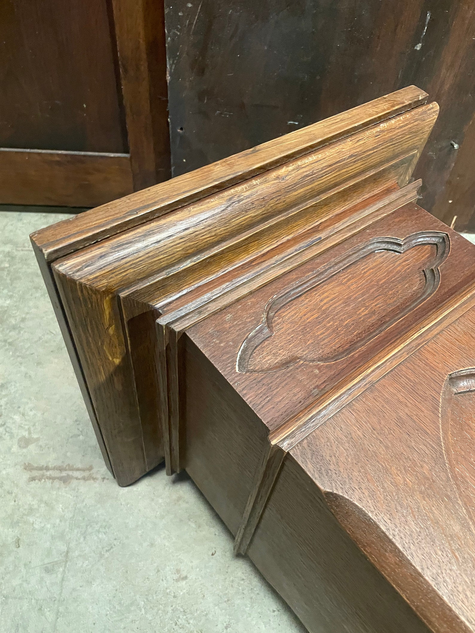 Antique Solid Quartersawn Oak Gavel Pedestal Early 1900s Lodge Meeting ...