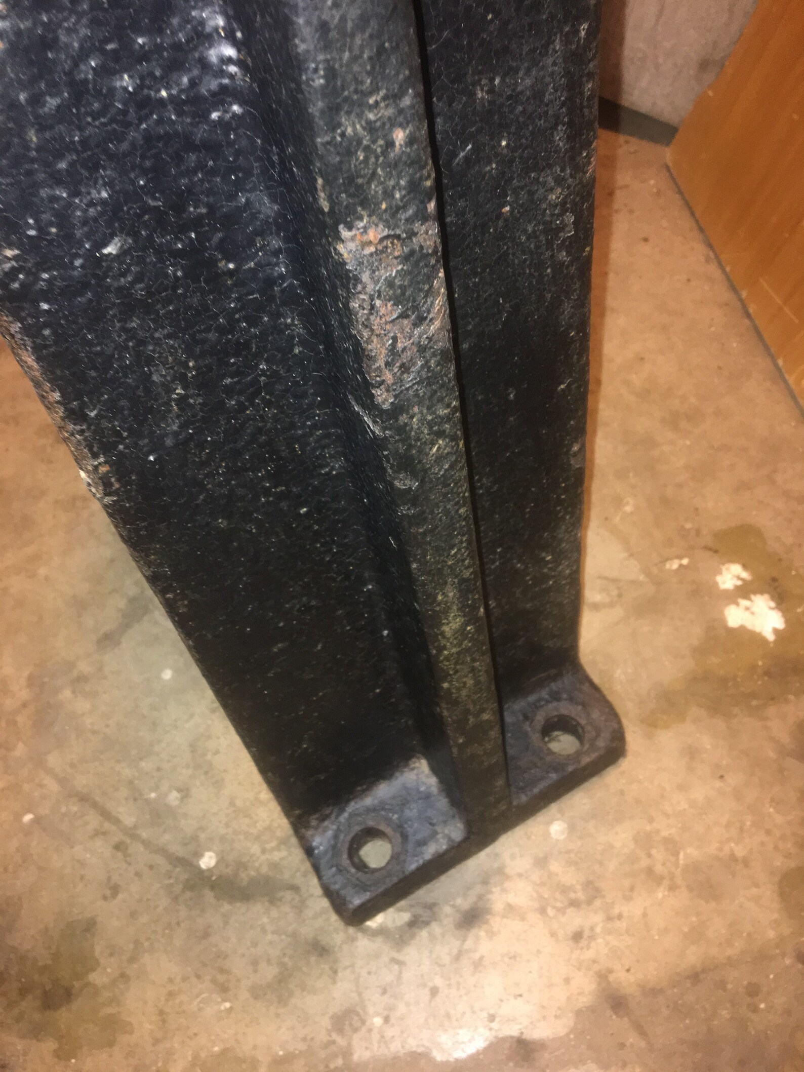 Antique Cast Iron Industrial Valve Yolk Great for Table Base or Island ...