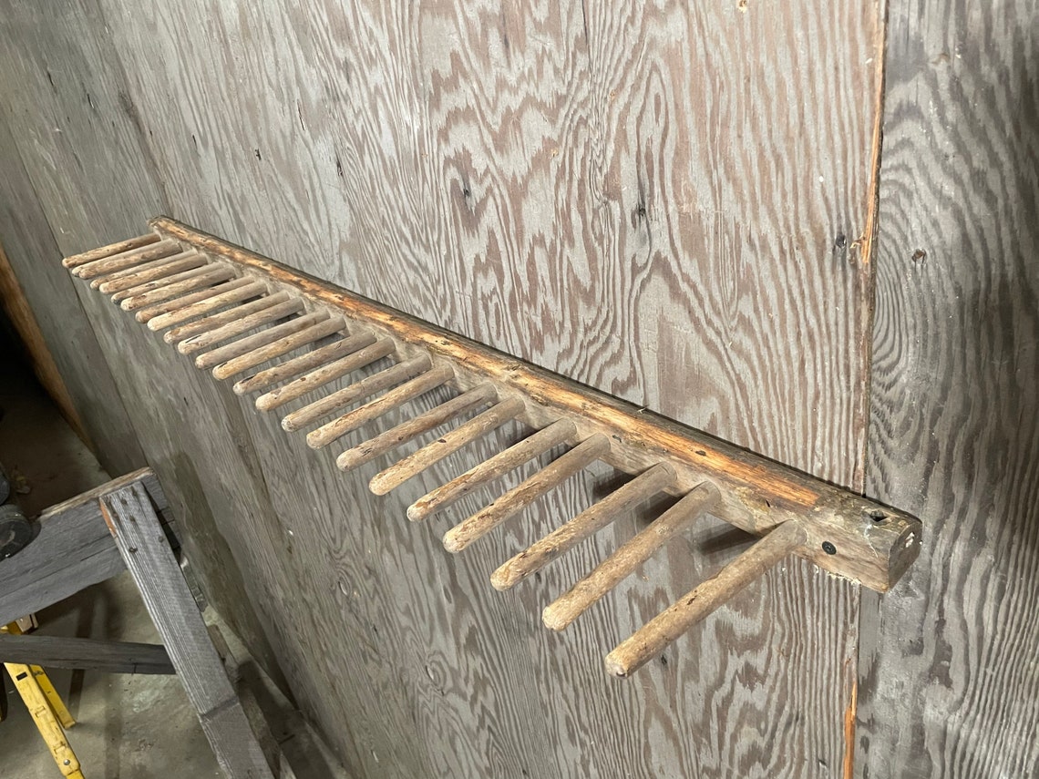 1 Vintage Garden Tool Wall Storage Rack 51-1/4 X 7-1/4 Versatile ...