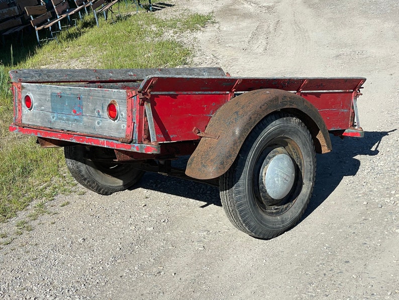 Antique Farm Trailer With 6’ Bed 1940’s Era Chevy Pickup Perfect for ...
