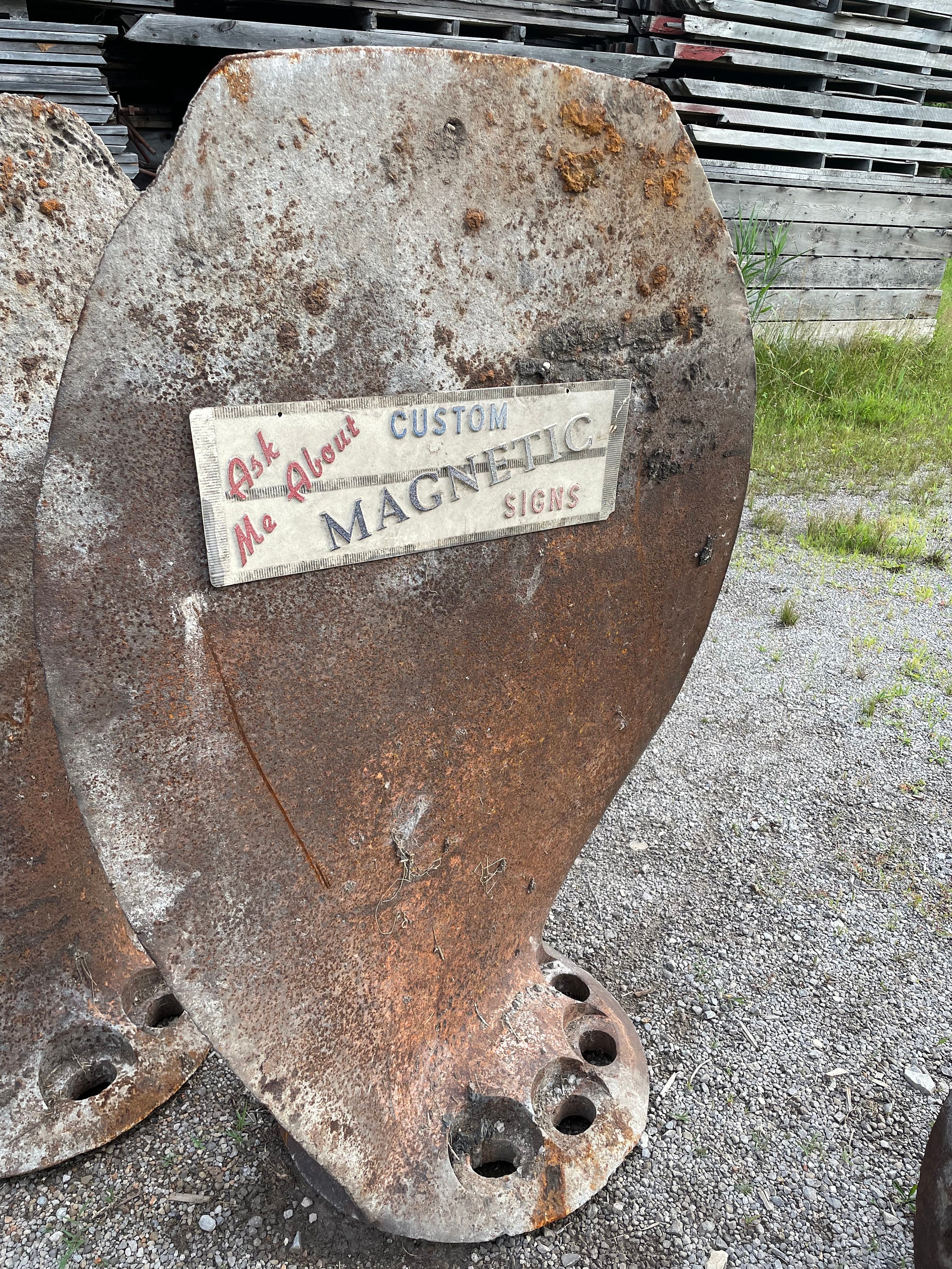 1 Large Ships Prop Bolt on Fin Perfect for Nautical Theme Standing ...