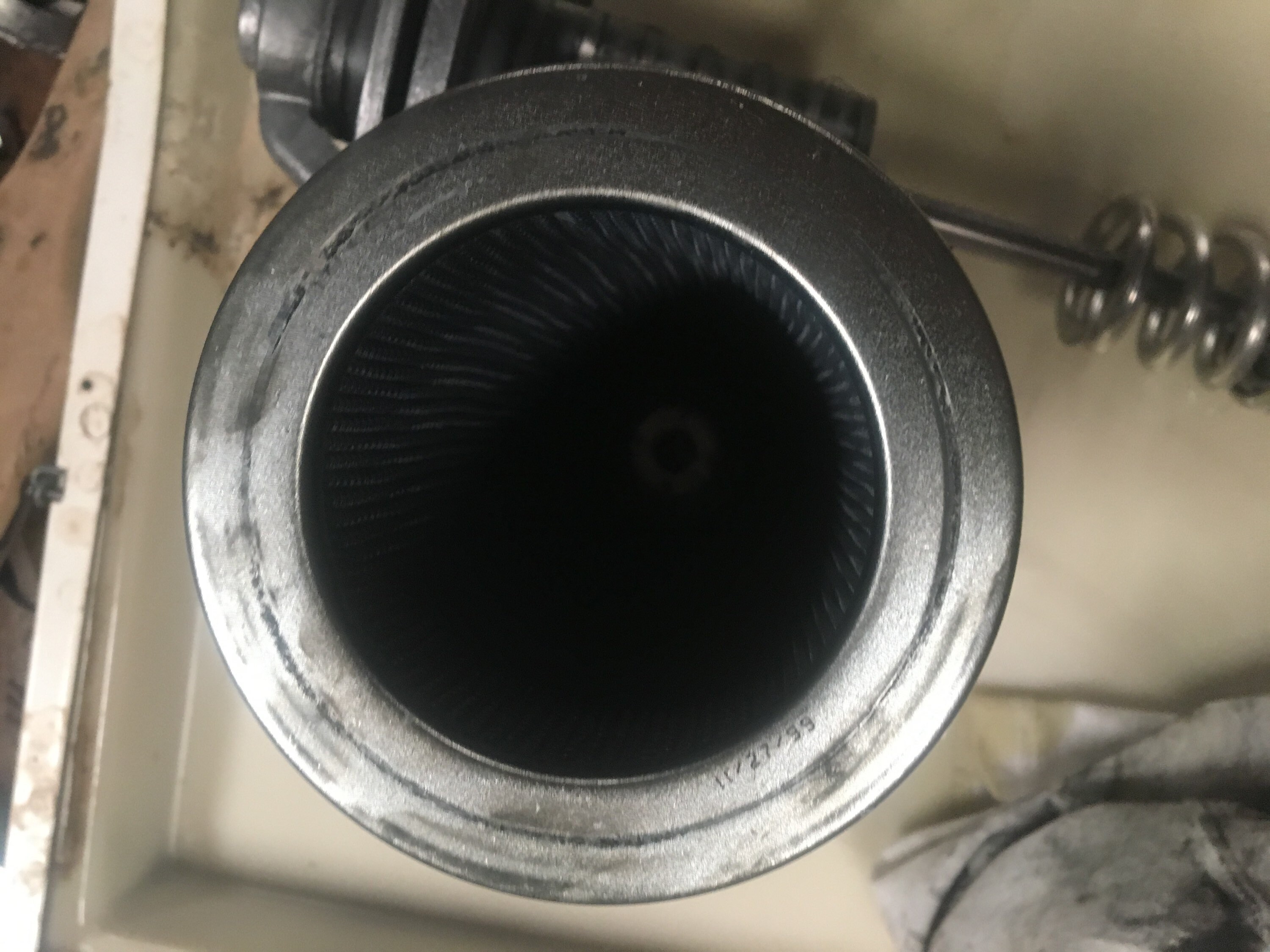 Antique Cast Iron Industrial Valve Yolk Great for Table Base or Island ...