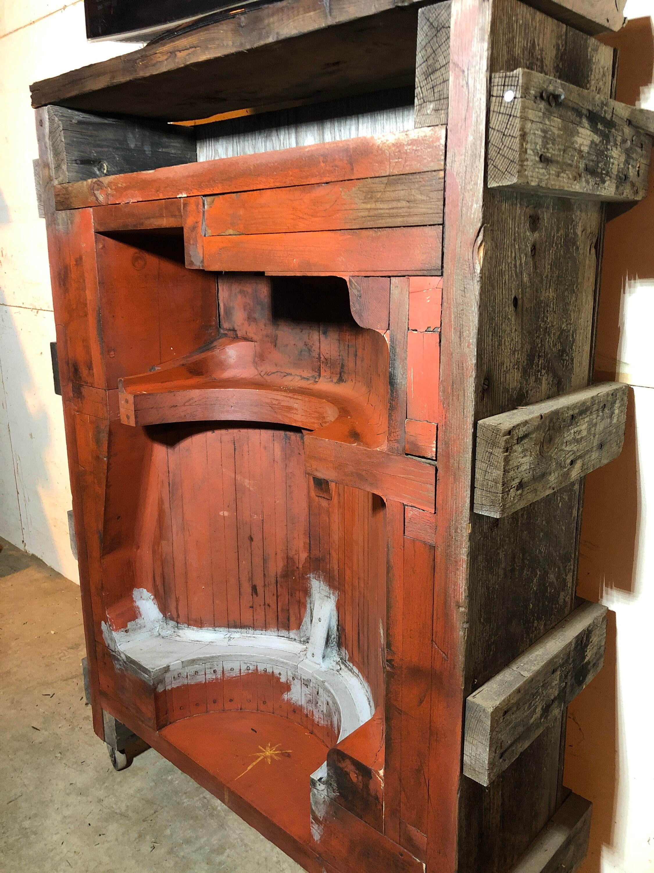 Large Antique Industrial Wooden Foundry Casting Pattern for Unique ...