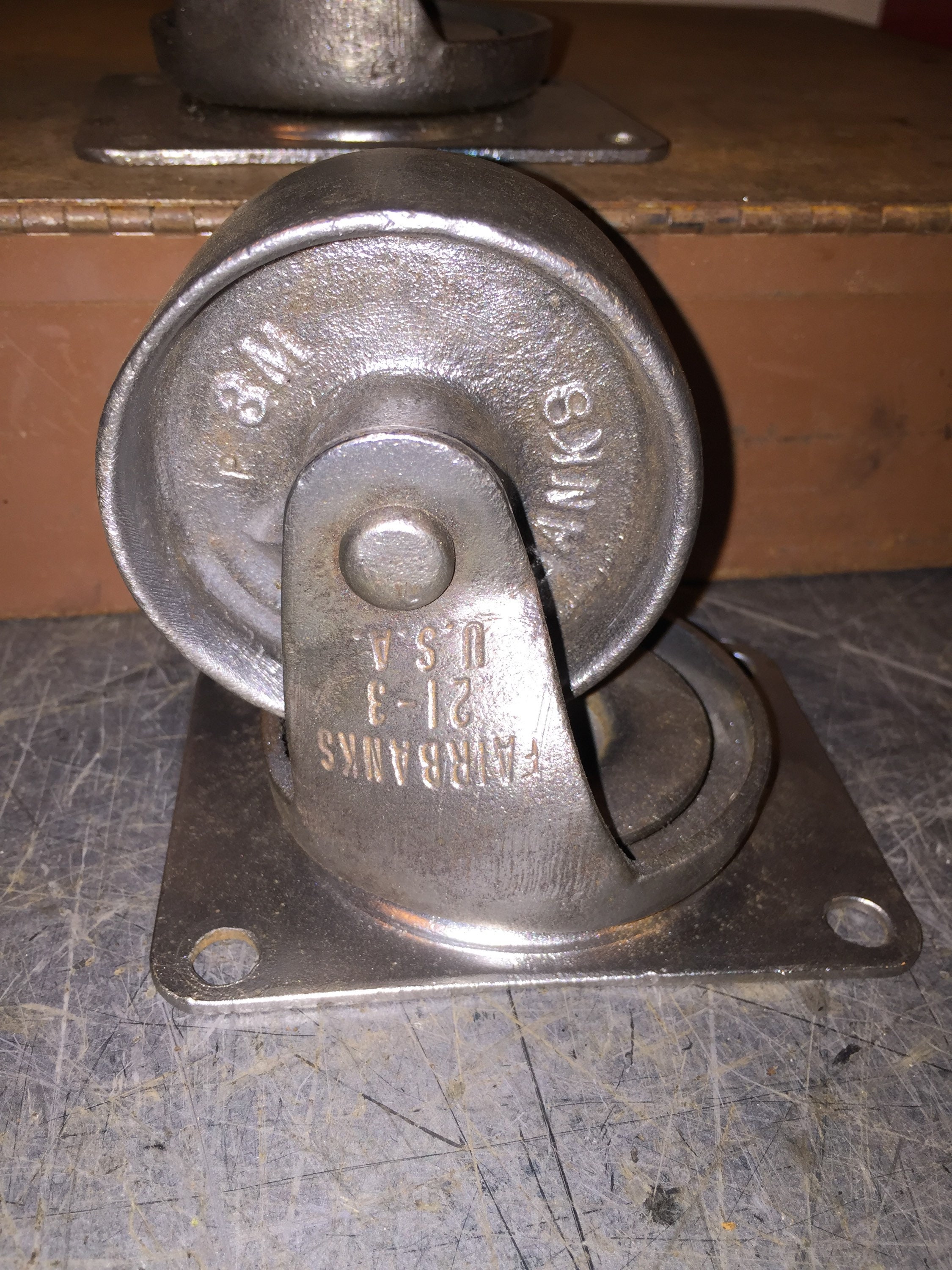 Jumbo Set of 4 Fairbanks 3M Industrial Casters 3-3/4 Height - Etsy