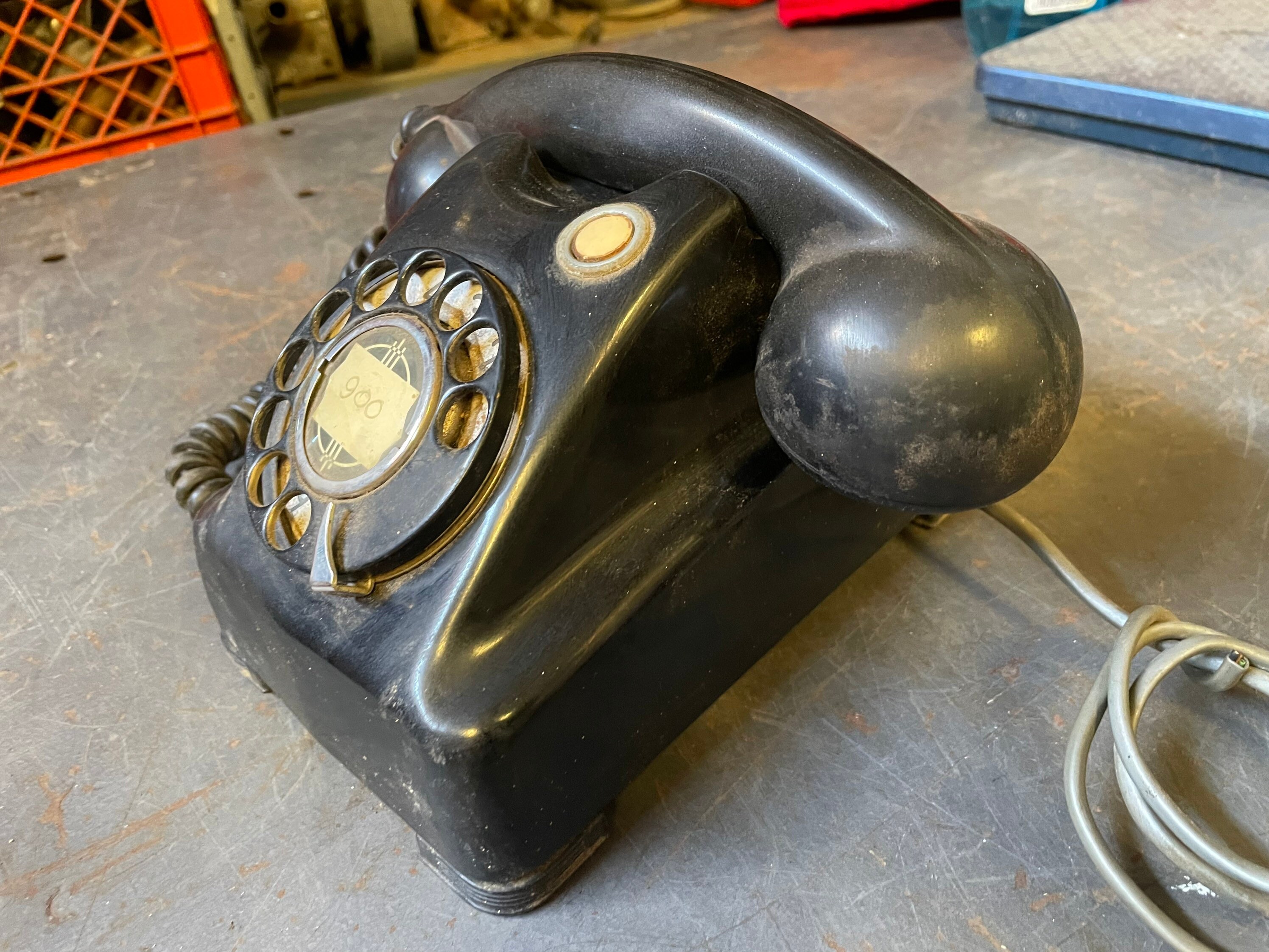 Antique Kellogg 1000 Series Bakelite Desktop Rotary Telephone Mid-1900s ...