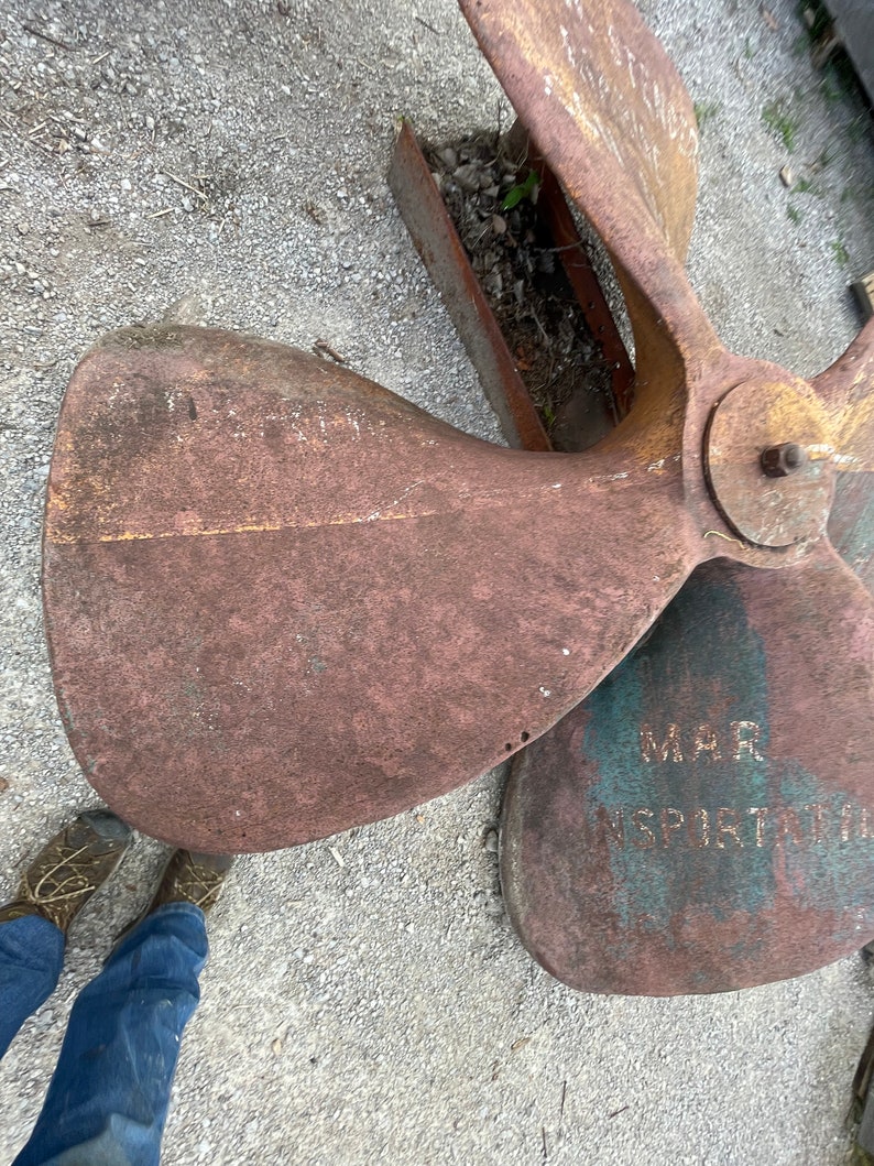 Huge Painted Marine Contractor Signage Antique 8 Diameter - Etsy