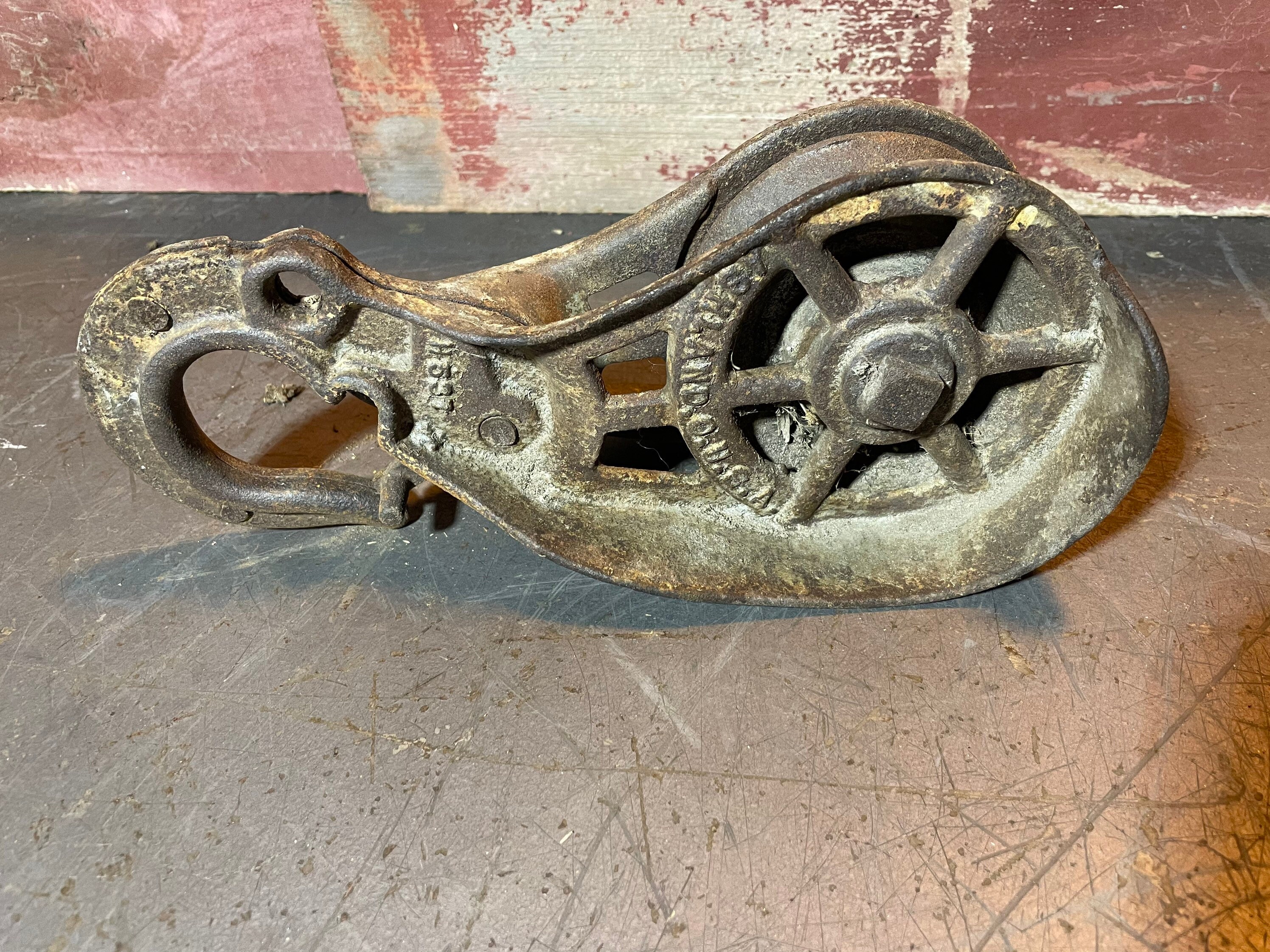 Vintage Myers Hay Bale Barn Trolley Specialty Pulley -2 Available - Etsy