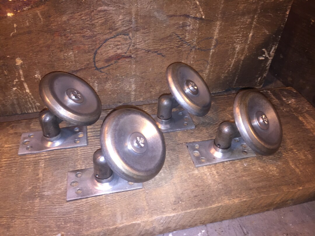 Vintage Swivel Dish Heavy Duty Industrial Grade Factory Casters Set of ...