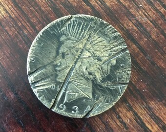 Two Face Metal Coin Prop Replica Dark Knight Harvey Dent - Etsy