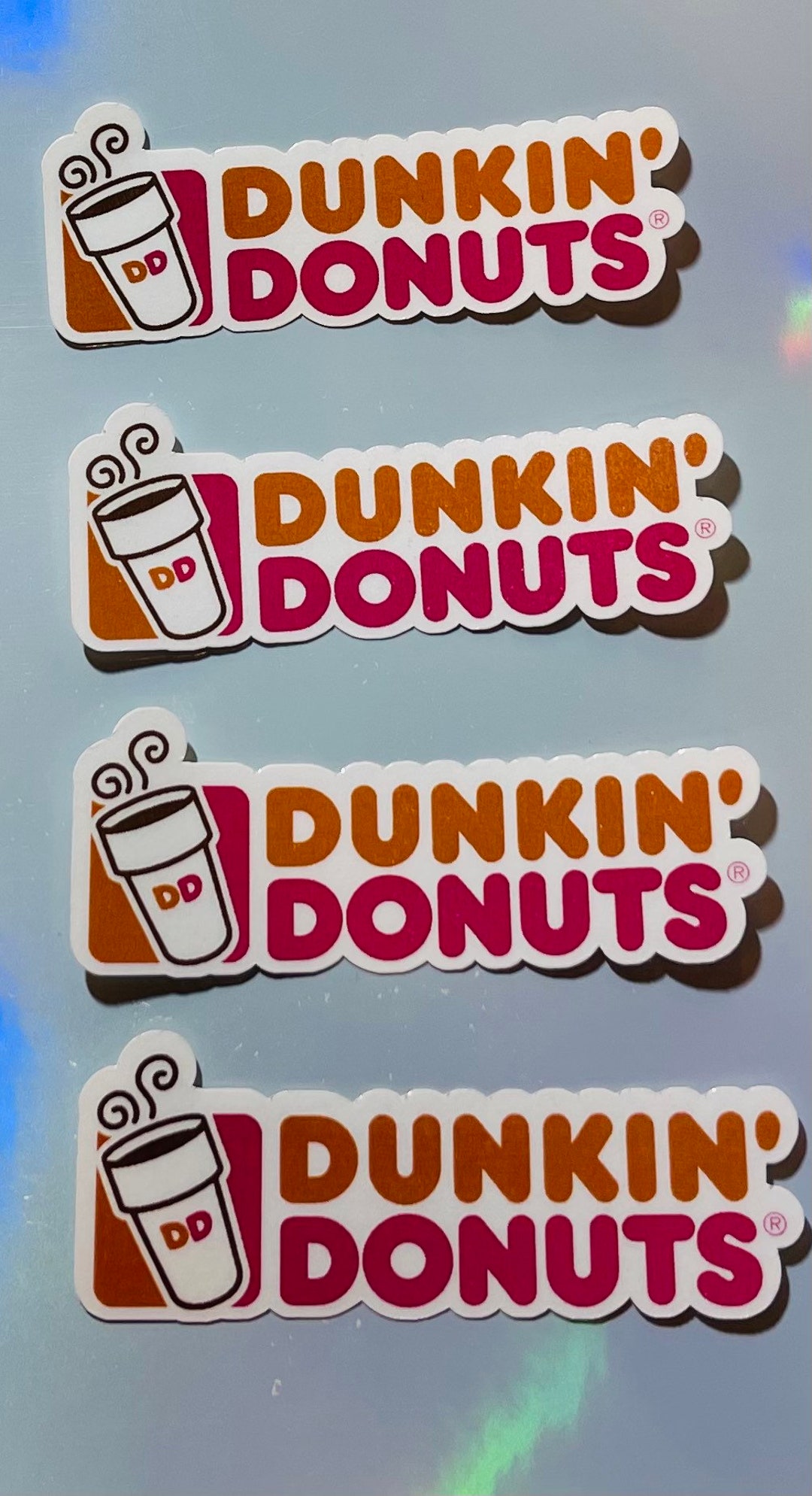 Dunkin Doughnut Sticker - Etsy