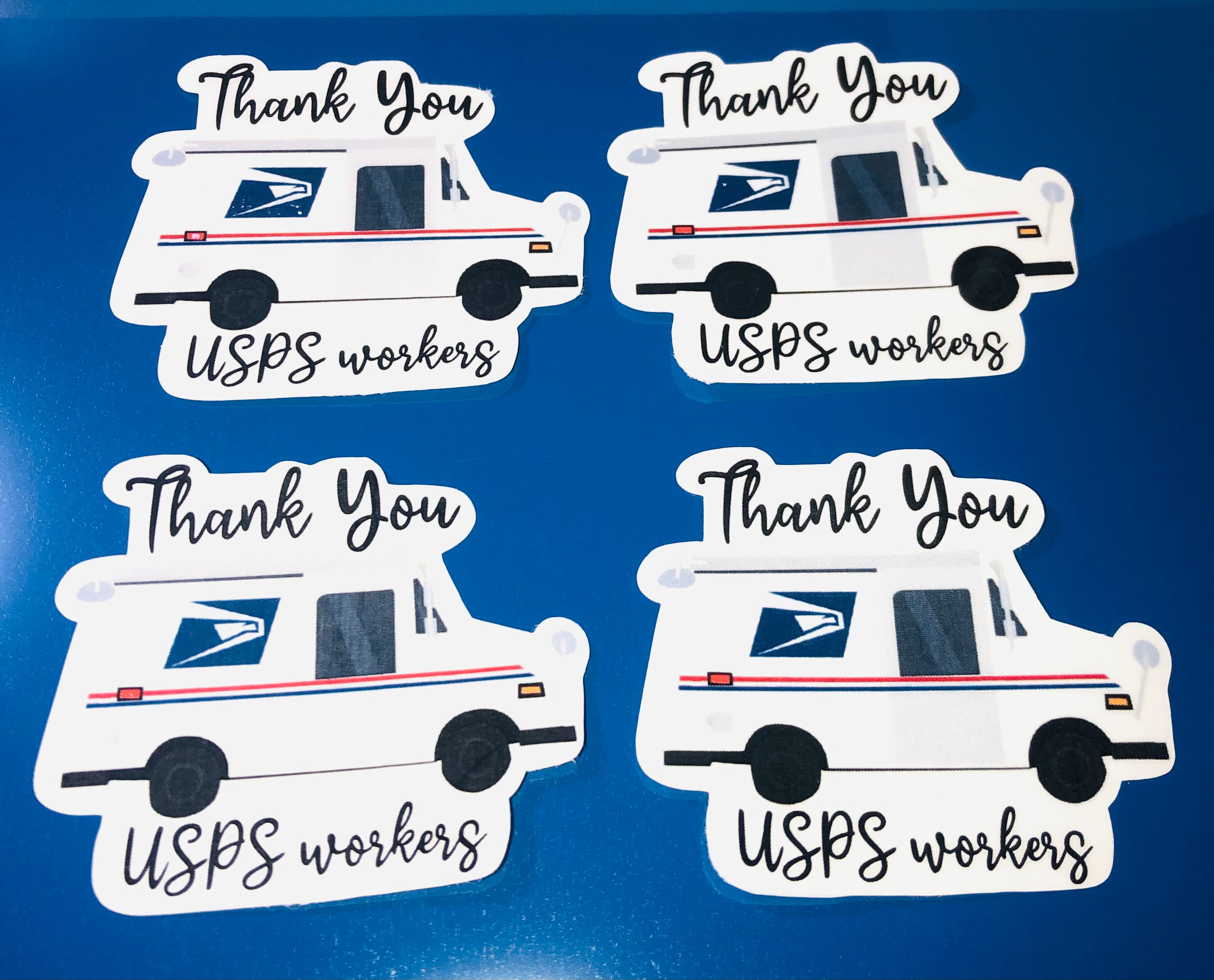 USPS Thank You Sticker - Etsy