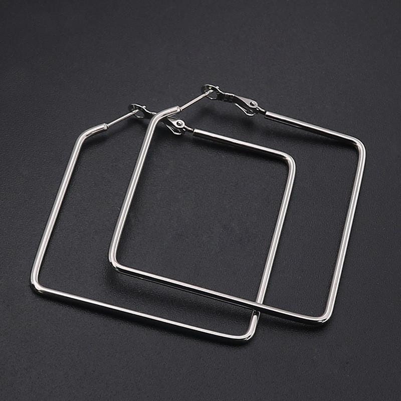 Square Hoops - Etsy