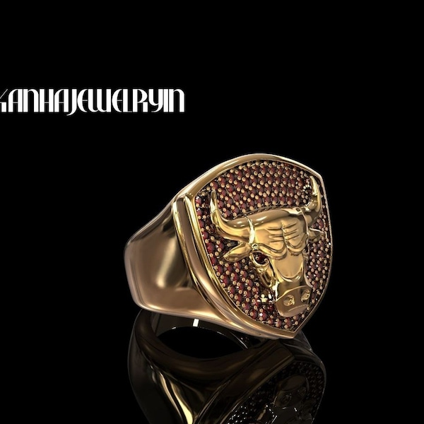 Chicago Bull Ring - Etsy
