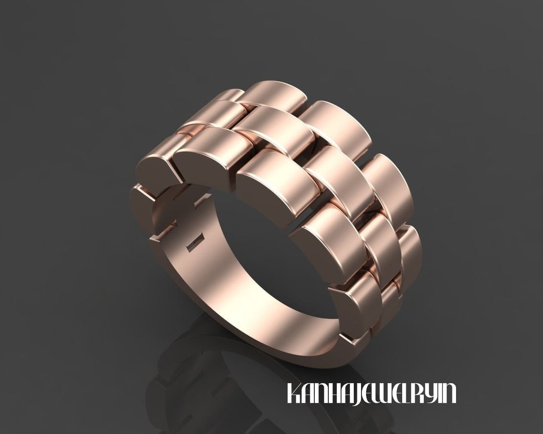 Rolex Ring, 925 Sterling Silver Ring, Simple Rolex Ring, Rolex Style ...