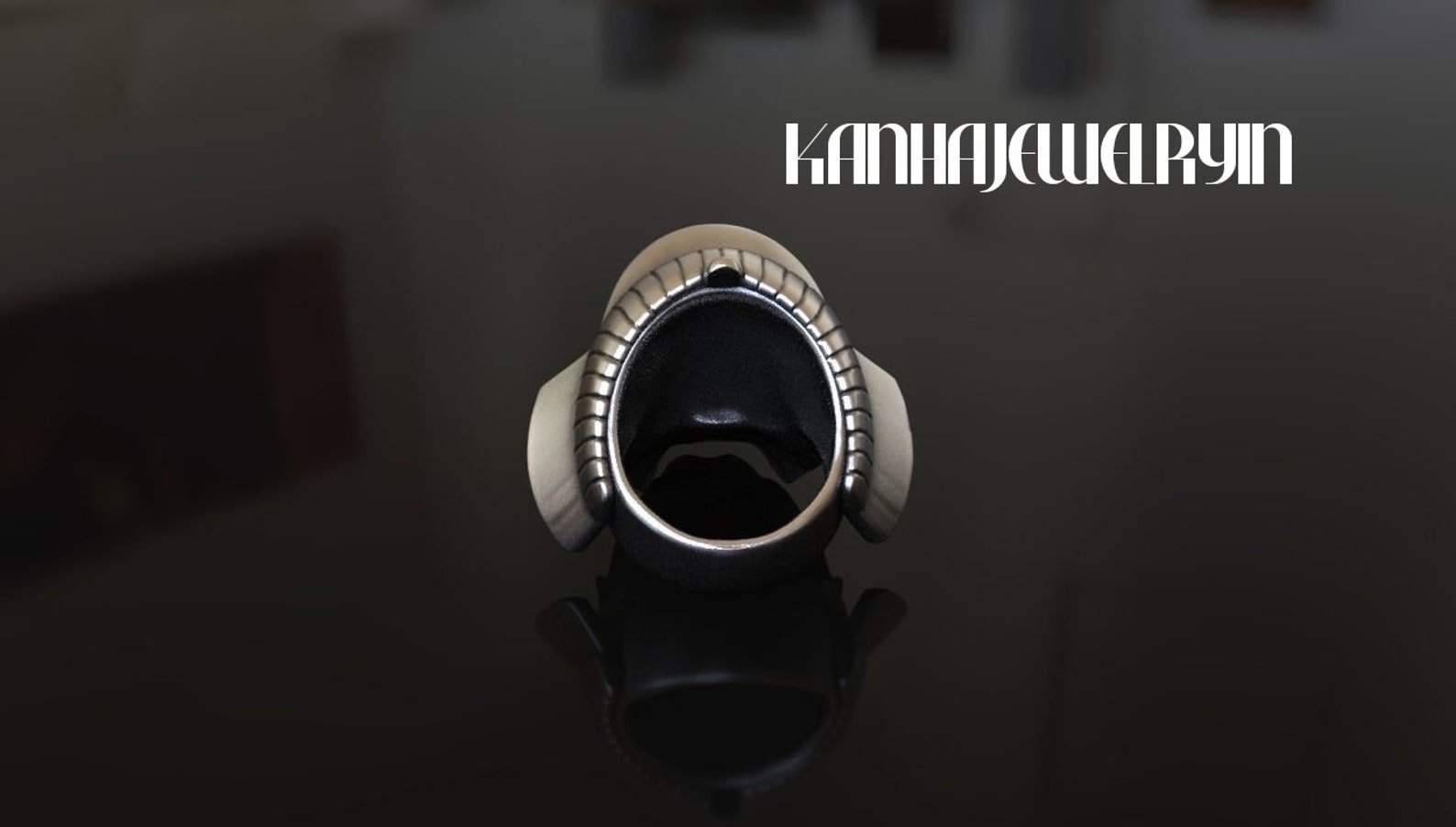 Sterling Silver Hannya Oni Mask Ring Oni Mask Ring Oni Ring - Etsy