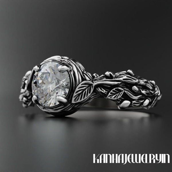 Branch Engagement Ring - Etsy