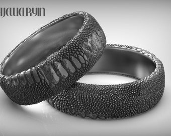 Snake Skin Ring - Etsy