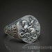 Silver Saint George Signet Ring Christian Jewelry Religious - Etsy