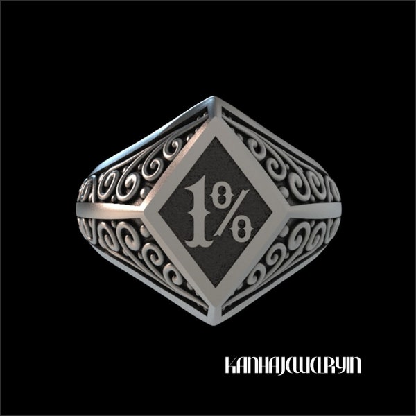 Silver Biker Ring - Etsy