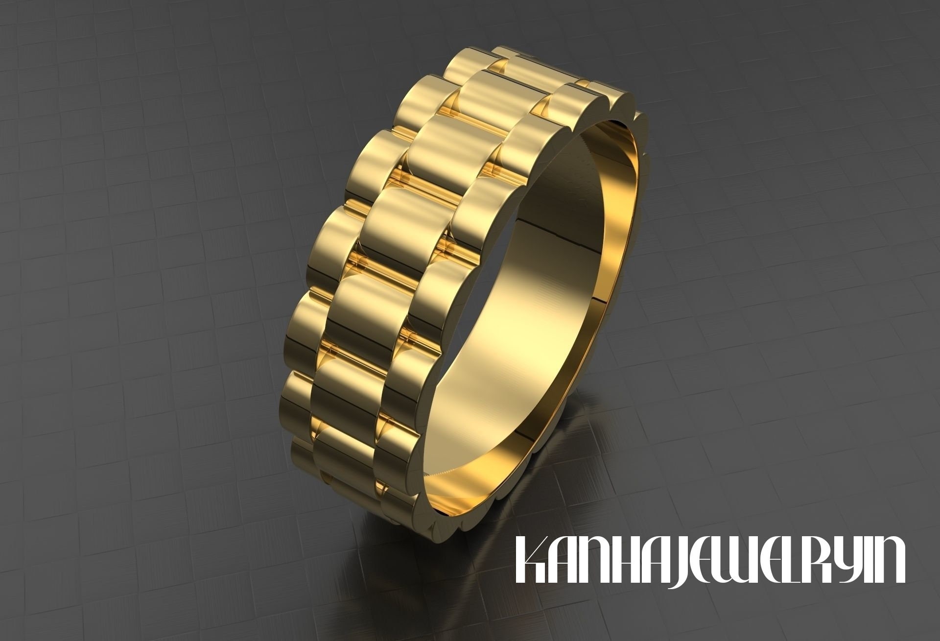 Rolex Style Ring 925 Sterling Silver Ring Simple Rolex Ring - Etsy