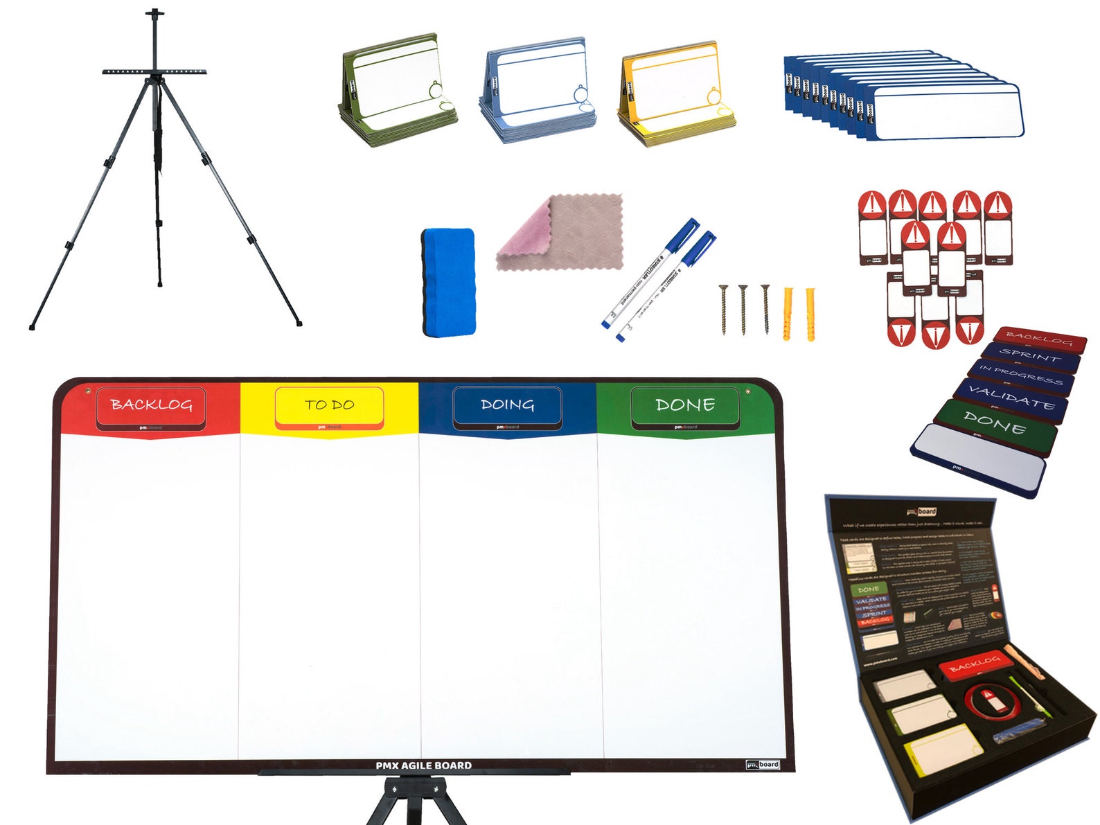 Agile Management Magnetic Board & Cards Set - Kanban, Scrum, Lean - Etsy