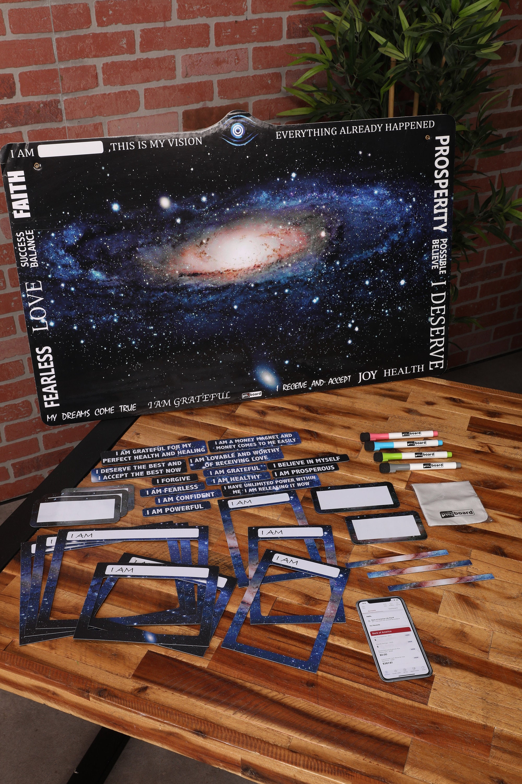 Magnetic Vision Board Set: Third Eye, Picture Frames, Markers - Etsy