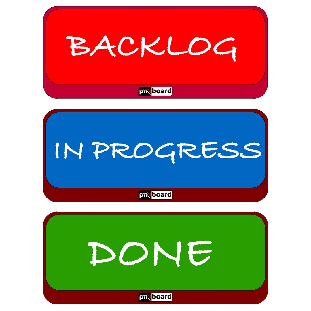 Tarjeta magnética de título de columna para tablero Kanban, tablero ...