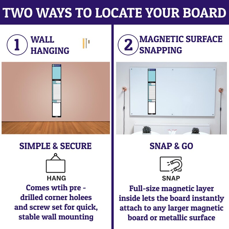 Kaizen Select Board Set – Visual Team Launch & Communication Board for ...